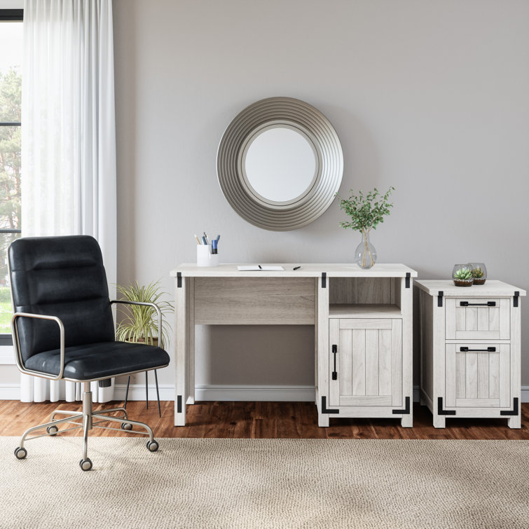 Sand Stable Robby Modern Farmhouse Desk and File Home Office Collection Reviews Wayfair